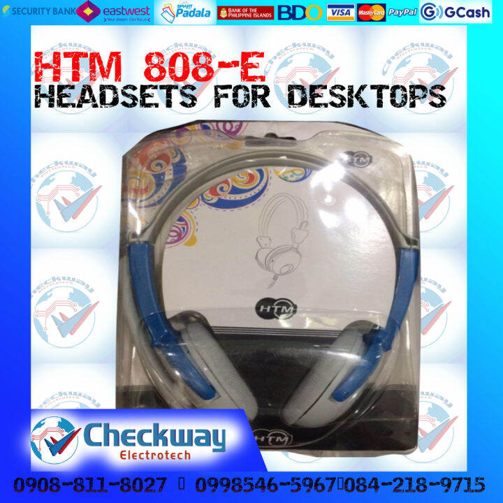 PISONET HEADSET | HTM 808 | EASY USE HEADSETS | LOUD NOISE | Lazada PH