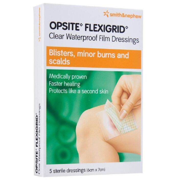 SMITH & NEPHEW OPSITE FLEXIGRID 6cm x 7cm x 5's | Lazada