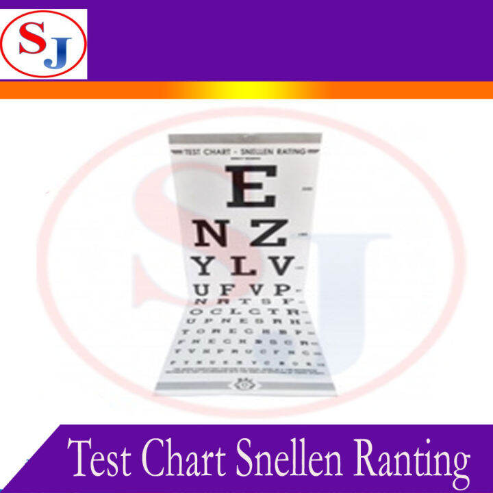 Test Chart snellen Ranting/Snelen Tes Mata Rabun | Lazada Indonesia