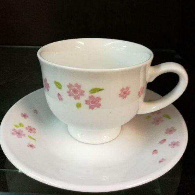 Set cawan loose corelle sakura 1 pasang | Lazada