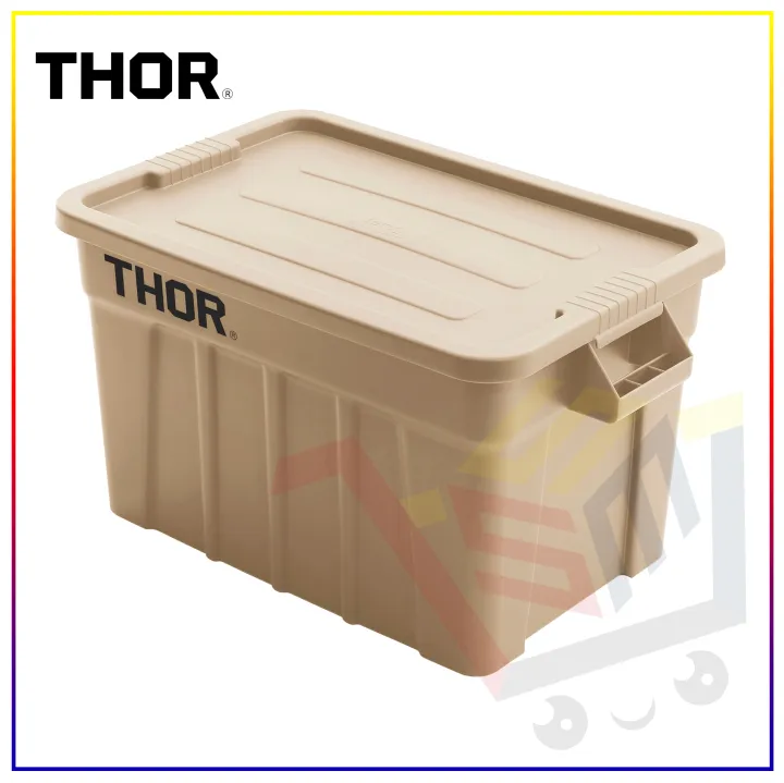 THOR® 75L Storage Box with Lid/Container Box/Stackable Storage Box ...