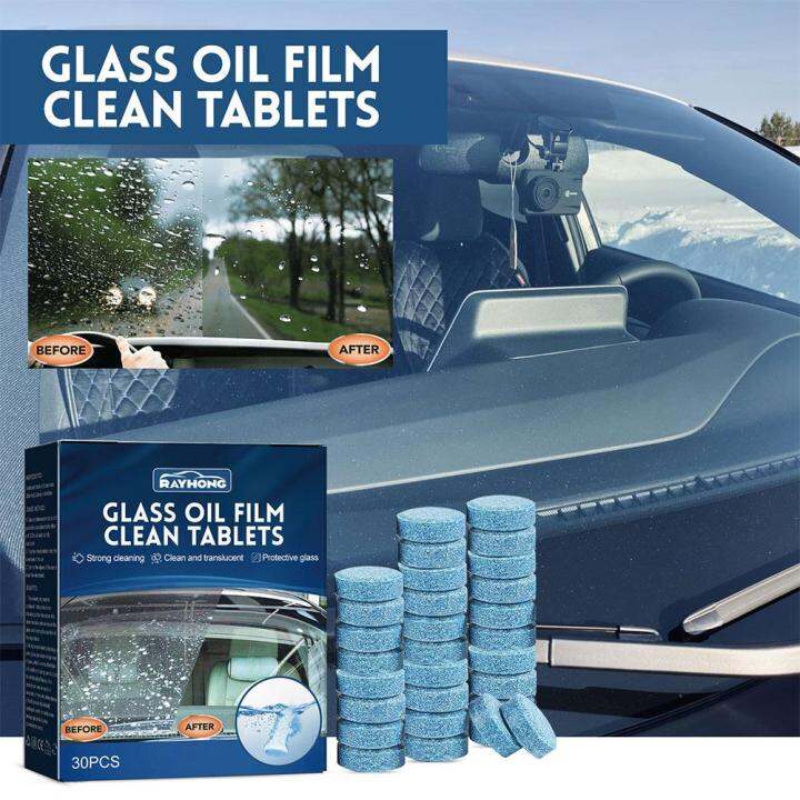 Solid Cleaner Car Windscreen Cleaner Effervescent Tablet Glass Wiper ...