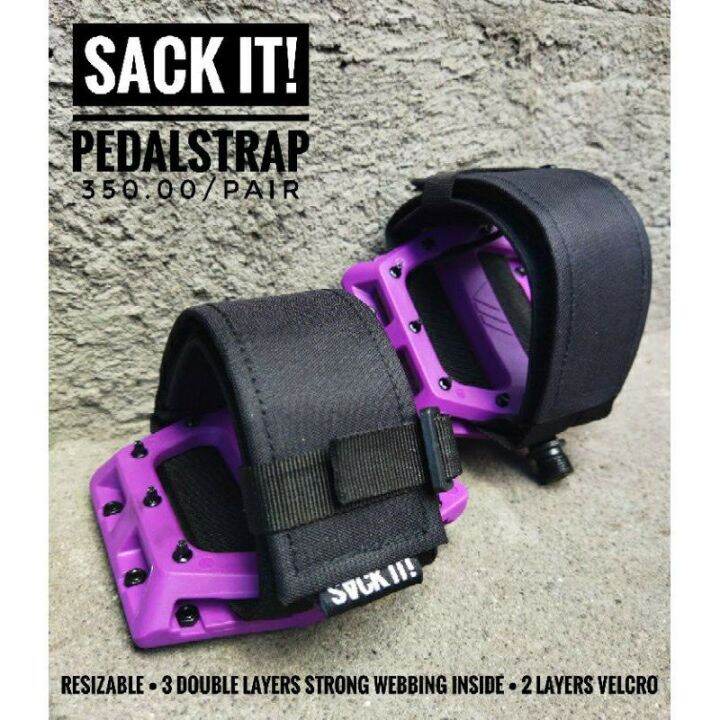 Sack it Foot Strap/Pedal Strap with Lock (Pair) FREE STICKER | Lazada PH
