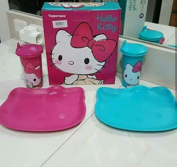 Tupperware Hello kitty set with box | Lazada Indonesia