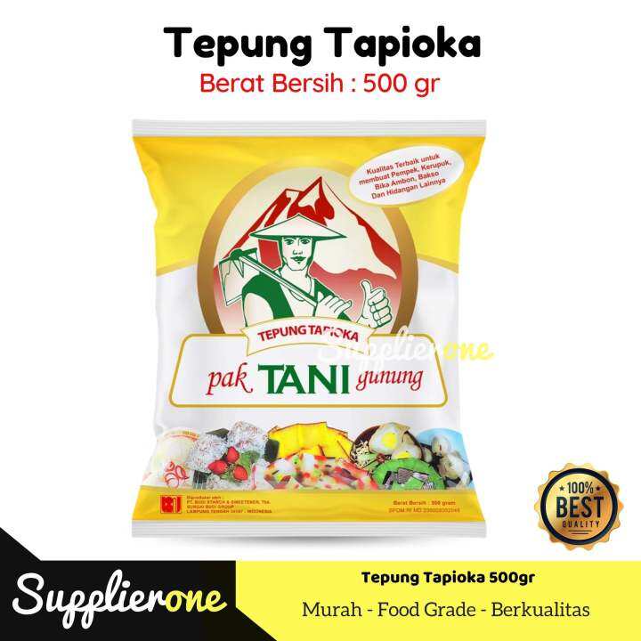 Tepung Tapioka Cap Pak Tani Gunung 500gr / Tepung Tapioka | Lazada ...
