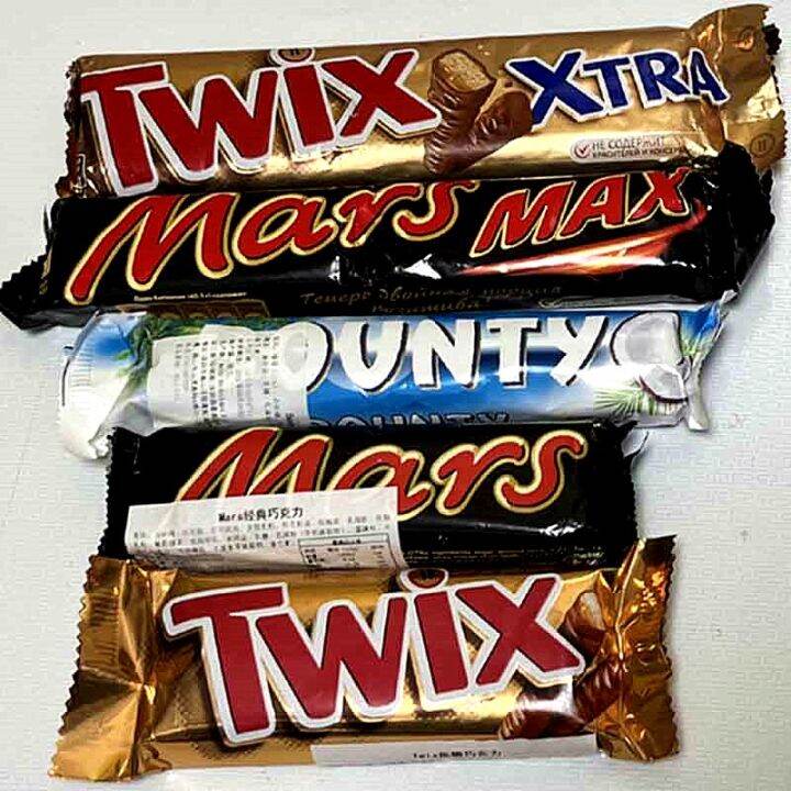 Twix Mars chocolate Bounty Wafer Energy Caramel Coconut Sandwich Snack Mars Chocolate | Lazada PH