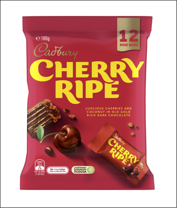 Cadbury Cherry Ripe Chocolate Sharepack 12 pack 180g | Lazada PH