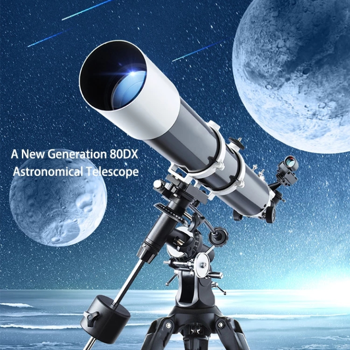 Celestron 80DX Professional Astronomical Telescope 500X Zoom Night Vision 80EQ upgrade models ...