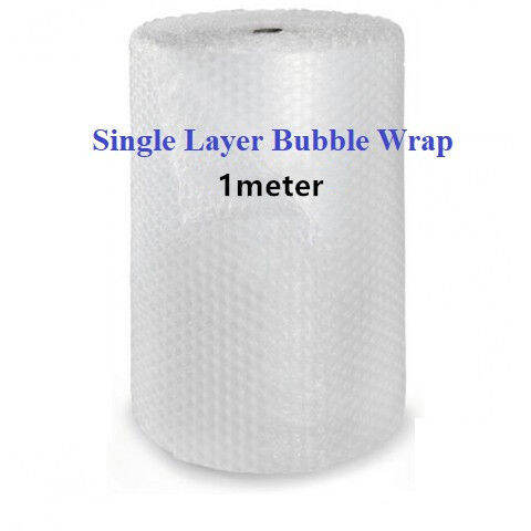 SINGLE LAYER BUBBLE WRAP LOOSE METER 10MM X 1METER X 1METER | Lazada