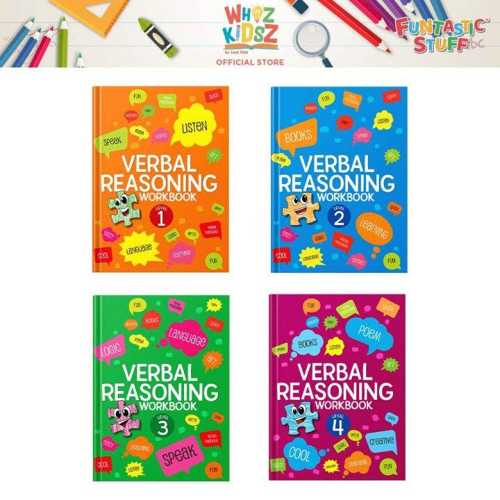 Whiz Kidsz Verbal Reasoning Workbook, Books for Kids | Lazada PH