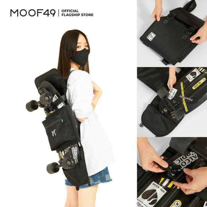 MOOF49 | SKATE BACKPACK กระเป๋าสะพาย สเก็ต น้ำหนักเบา พกพาได้สะดวก (Customize ชื่อได้) | Lazada ...