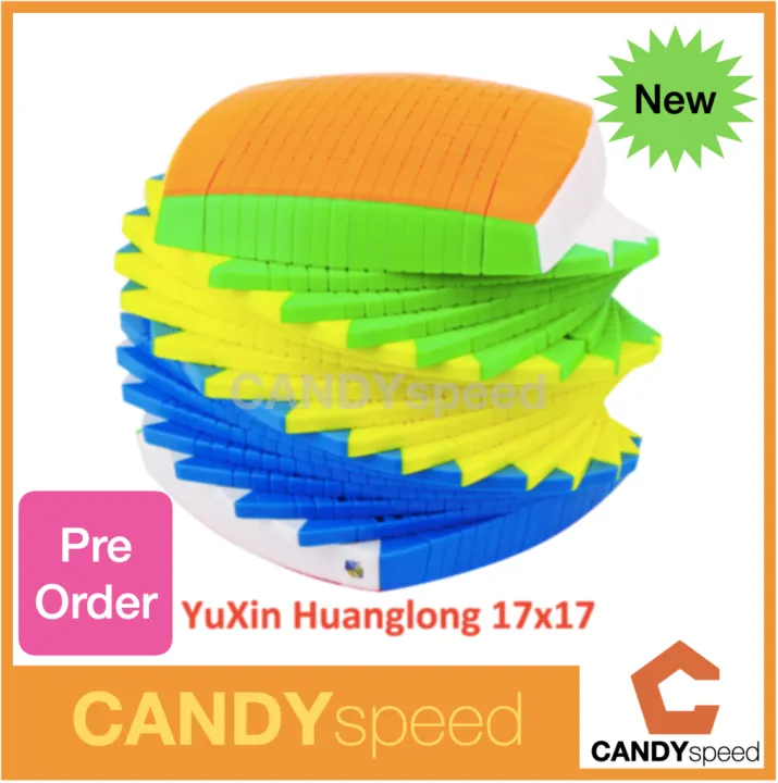 *Pre-Order* Yuxin HuangLong 17x17 Stickerless | รูบิค Cube 17x17 Rubik ...
