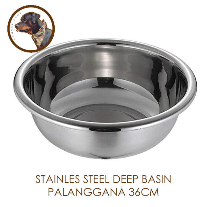 36CM Deep Stainless Steel Home Kitchen Sink Bathroom Laundry Deep Basin ...
