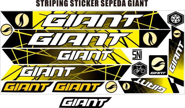 STICKER SEPEDA GIANT VARIASI STRIPING ALL SEPEDA GIANT | Lazada Indonesia
