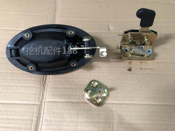 Excavator accessories Foton Lovol FR60/65/85 old cab door lock assembly ...
