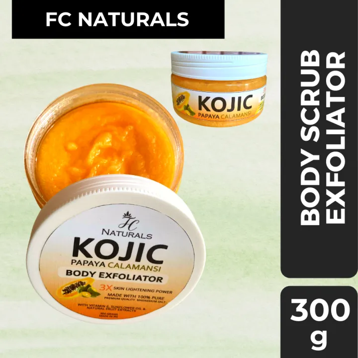 Kojic Calamansi + Papaya Skin Whitening Body Exfoliator Scrub by FC ...