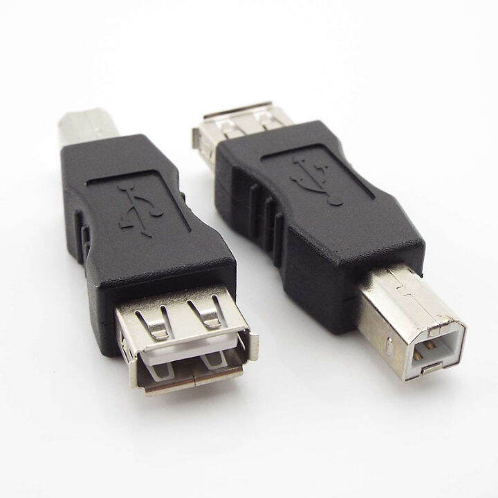 USB 2.0 Type A Female toType B Male Converter Connector Retail Port ...