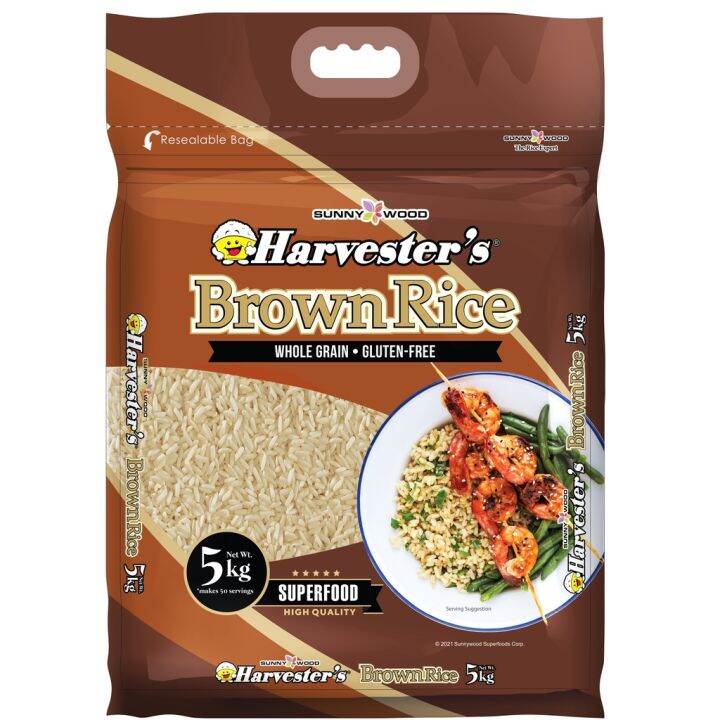 Harvester's Brown Rice 5kg | Lazada PH