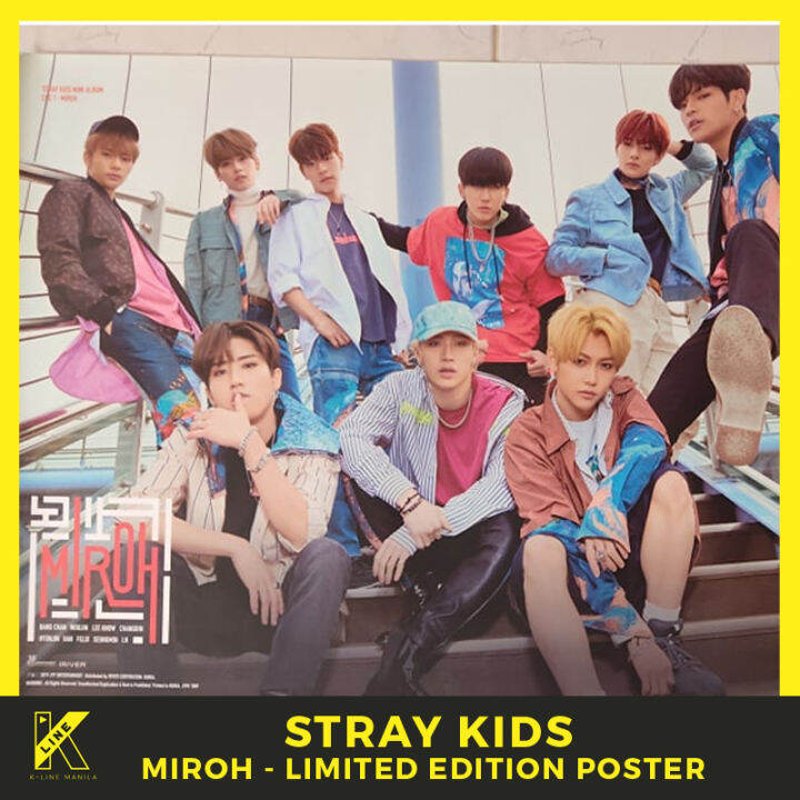 STRAY KIDS - MIROH Limited Edition Official Poster [KPOP] | Lazada PH