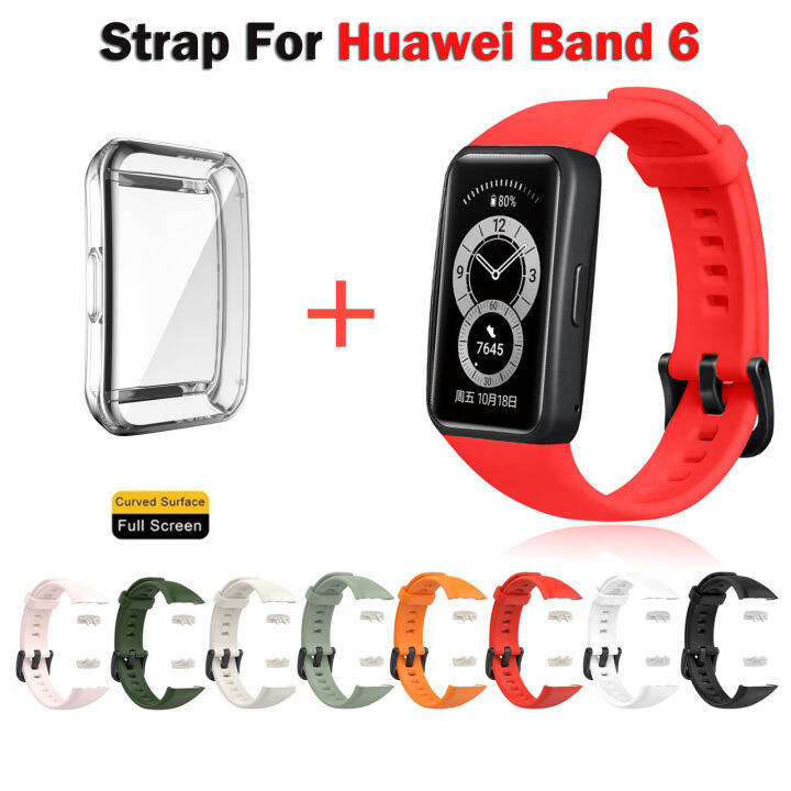 Replacement Strap For Huawei Band 6 Silicone Watch Strap For Honor Band