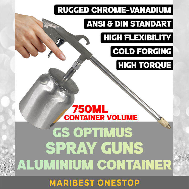 OP483 PNEUMATIC WASHING GUN CLEANING GUN WATER GUN With Aluminium 750ml ...