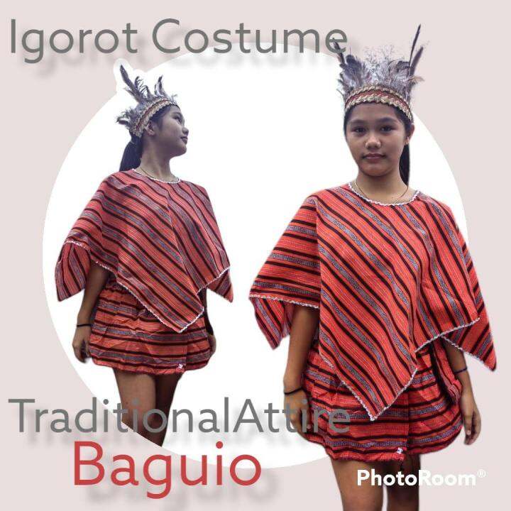 IGOROT COSTUME SET// BAGUIO IGOROT COSTUME// TRADITIONAL ATTIRE | Lazada PH