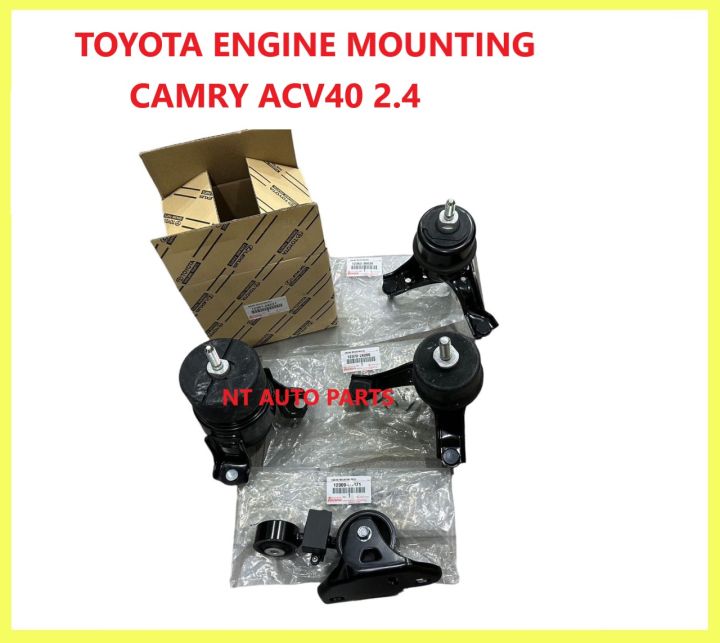 100% ORIGINAL TOYOTA Engine Mounting Set TOYOTA CAMRY ACV40 2.4 MADE IN ...