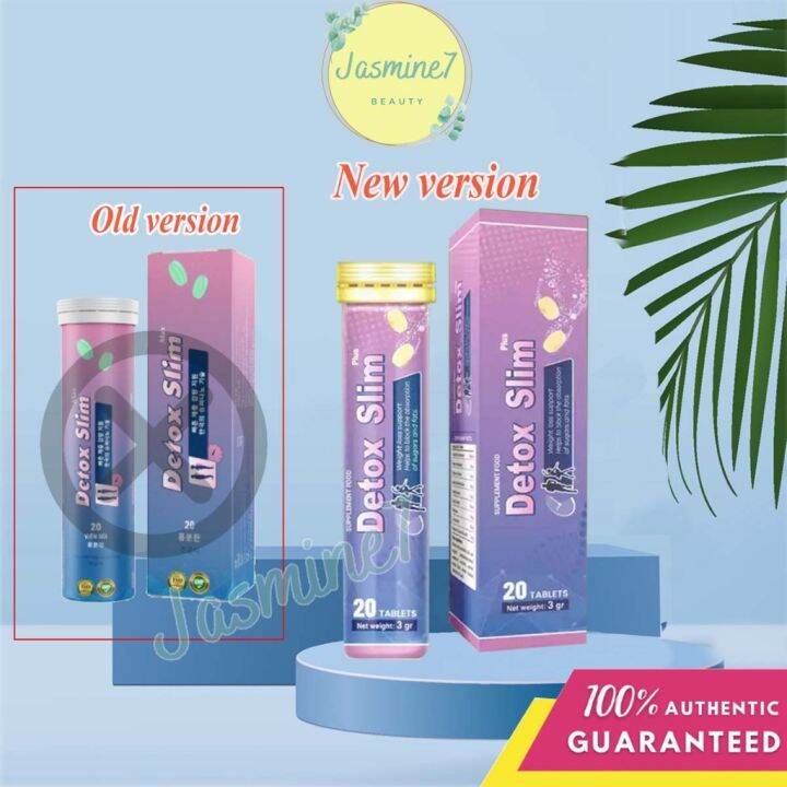 Original Detox Slim Slimming Effervescent Tablets | Lazada PH