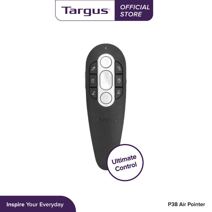 Targus AMP38GL P38 Air Pointer, Motion-sensing, Remote, Wireless Dual ...