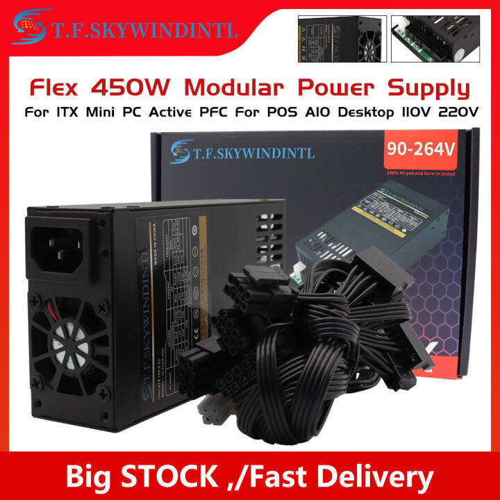 450W Modular Power Supply Small 1U Computer PSU Flex ATX 450Watt For ...