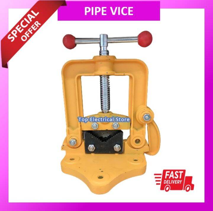 Hinged Pipe Vice Clamp Clamping Holding Size1 Lazada