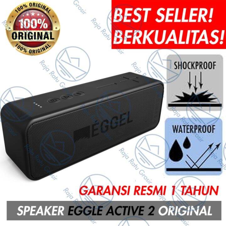 EGGEL ACTIVE SPEAKER PORTABLE WIRELESS BLUETOOTH WATERPROOF OUTDOOR ...