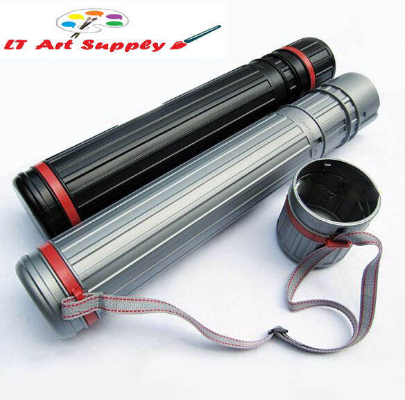 Expandable Plastic Drawing Tube Telescopic Blueprint Storage Case ...