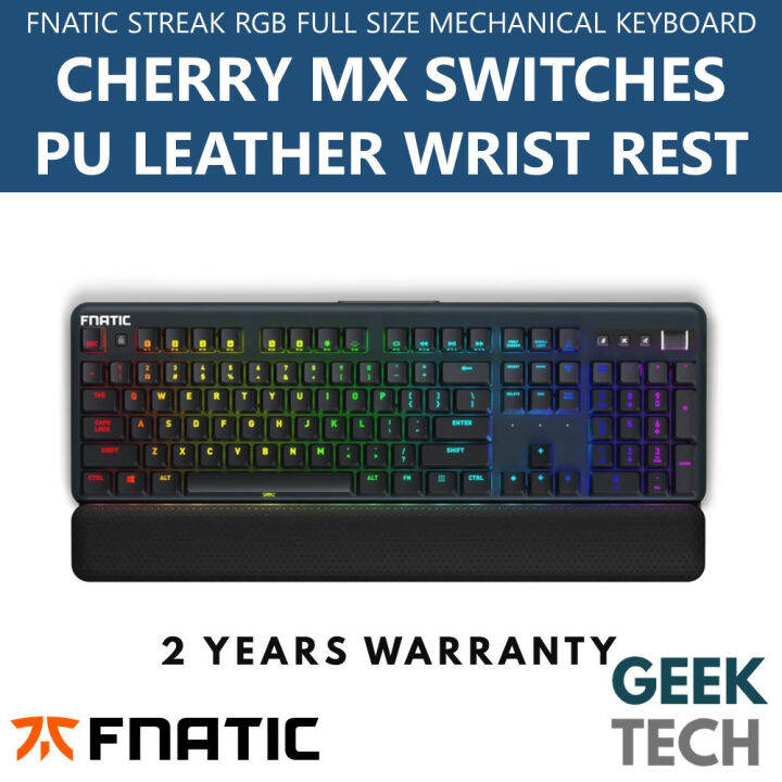 FNATIC GEAR Streak RGB Full Size Mechanical Keyboard | Lazada