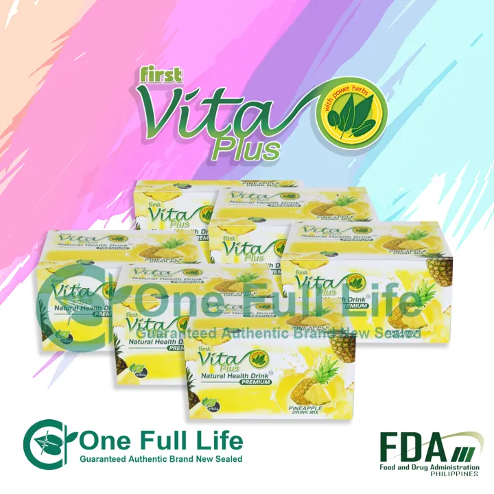 First Vita Plus PINEAPPLE x 6 BOXES | Lazada PH