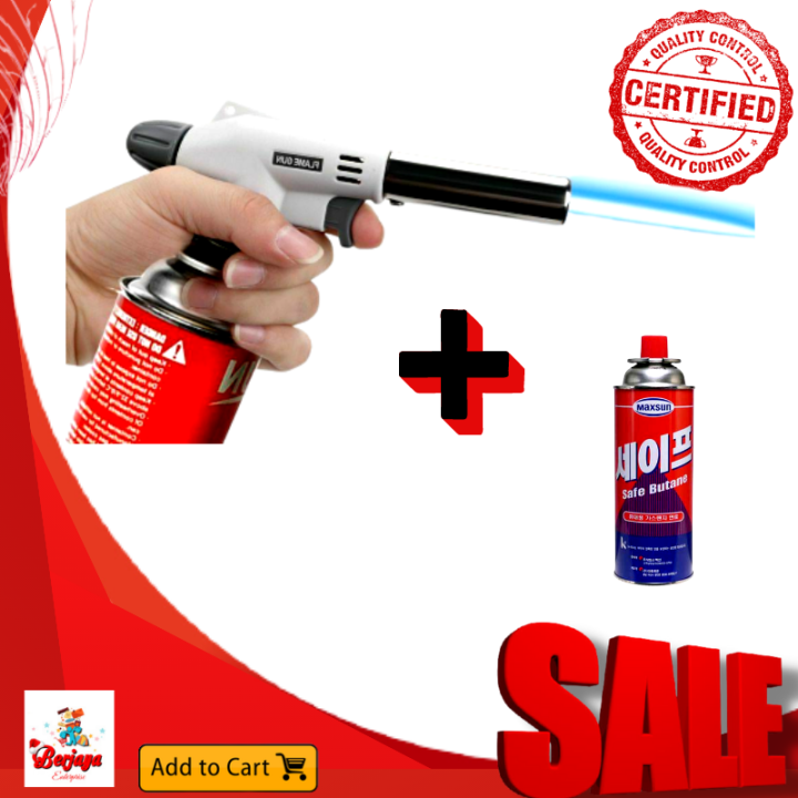 EB- Torch Gun/ Butane Gas Torch Flame Gun/ Portable Gas Torch Spray Gun ...