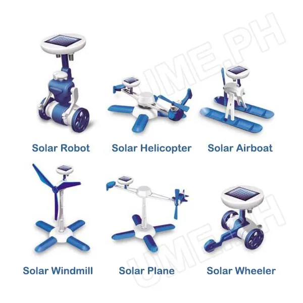 Diy 6in1 Educational Learning Toys Power Solar Robot Kit Children Kids DIY-2016 | Lazada PH