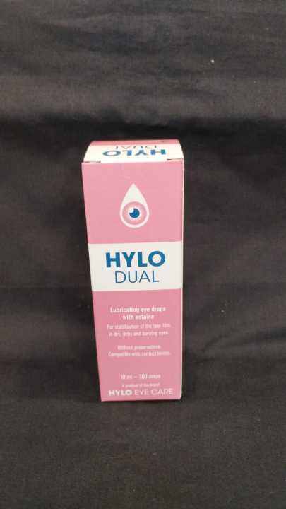 HYLO Dual Lubricating eye drops with ectoine 10ml | Lazada