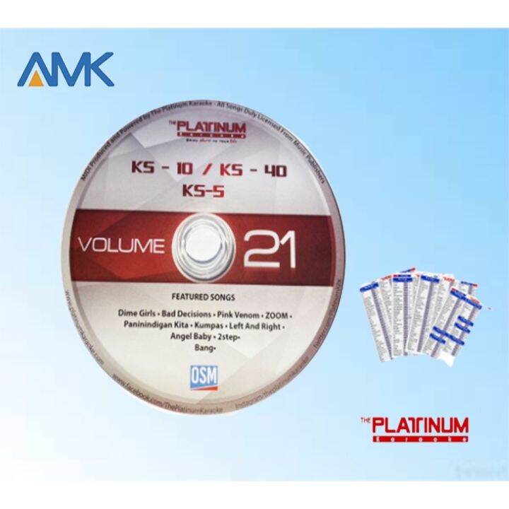 New 2023 New Update Platinum CD Tape With Free Additional Pages for KS-10 / KS-40 / KS-5 /kbox ...