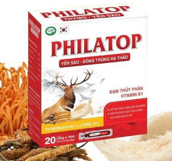 Philatop Yến Sào - Đông Trùng Hạ Thảo giúp bé ăn ngon, tăng sức đề ...