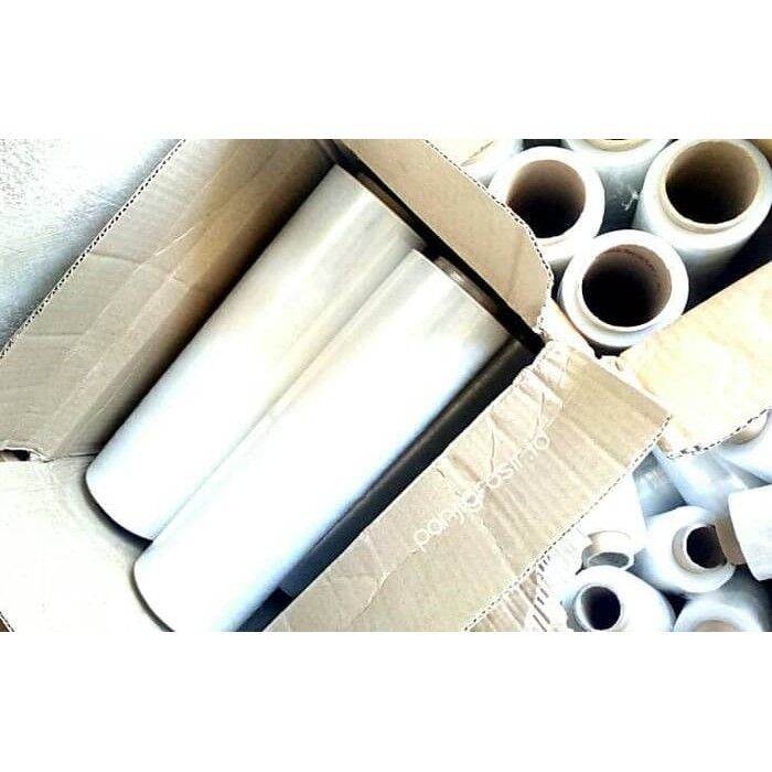 Stretch film plastik wrapping 30cm bening transparan plastic parcel ...