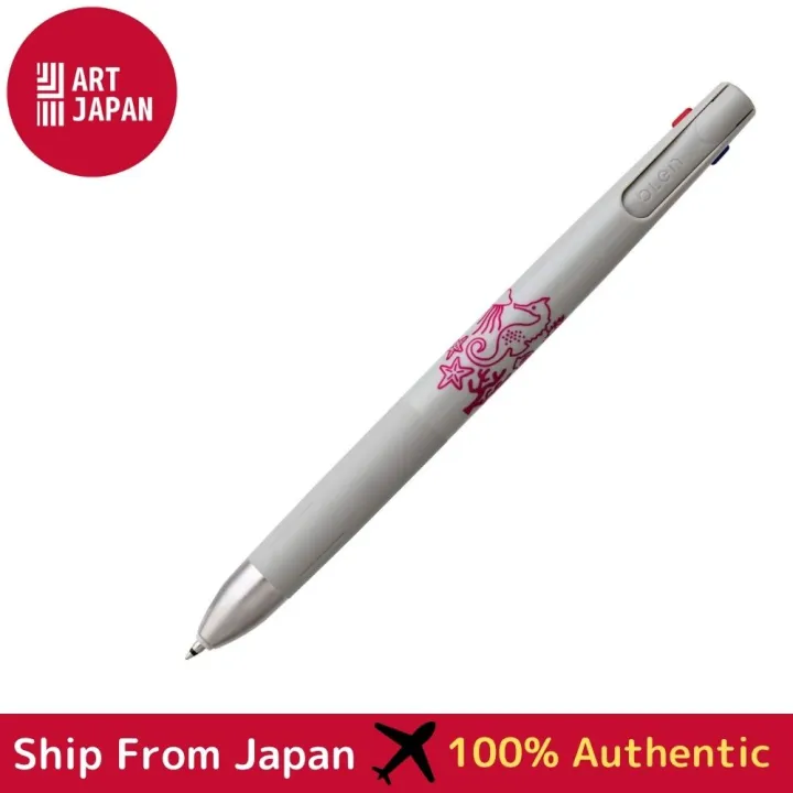 Zebra 3 Color Ballpoint Pen Blen 3C 0.5mm Sea Buddies, No blurring ...