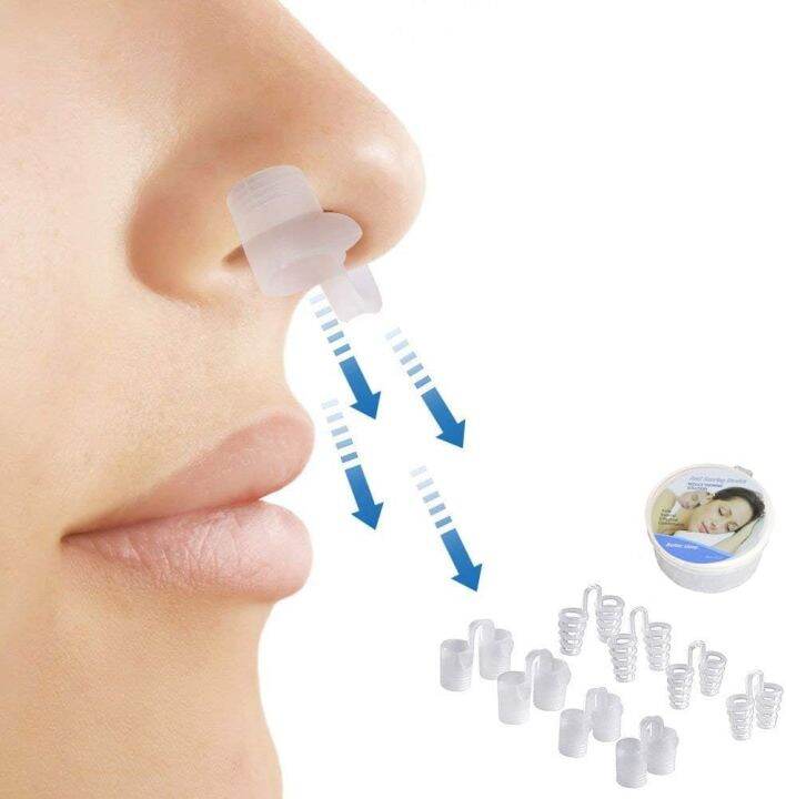 8Pcs stop snoring nose vents clip anti snore sleep apnea nasal Snore ...