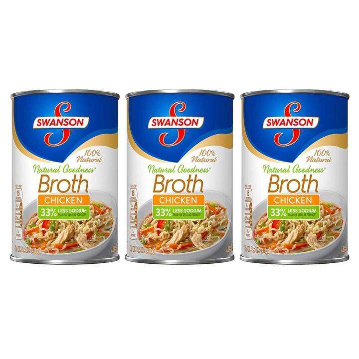 Swanson Natural Goodness Chicken Broth 14.5oz PACK OF 3 | Lazada PH