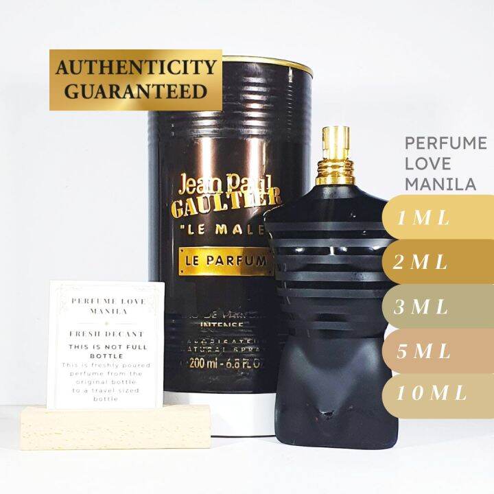 JPG Le Male Intense Le Parfum 1ml 2ml 3ml 5ml decant | Lazada PH