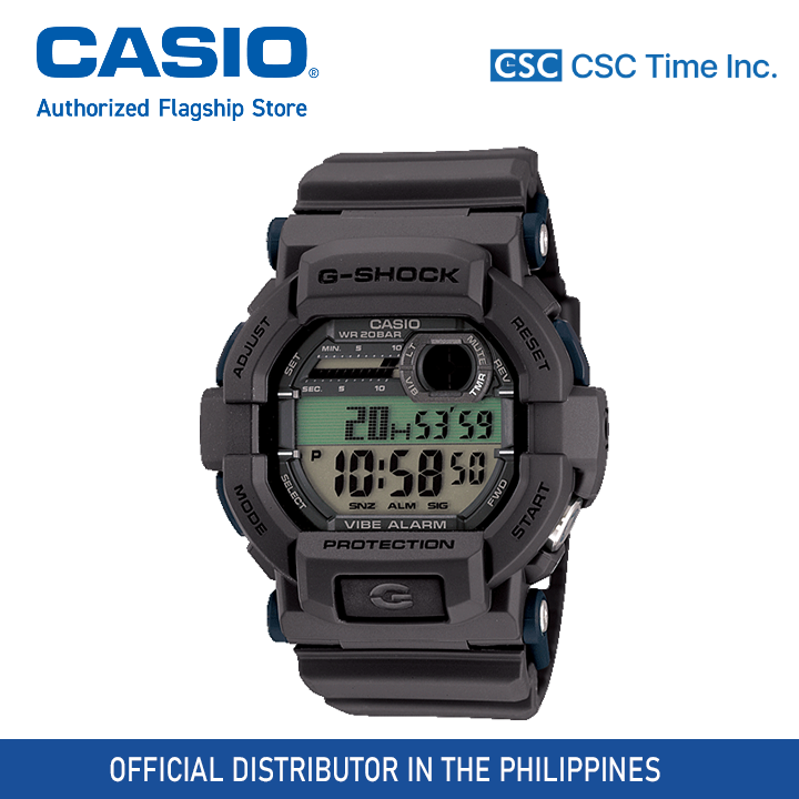 Casio G-Shock (GD-350-8DR) Black Resin Strap Shock Resistant 200 Meter ...