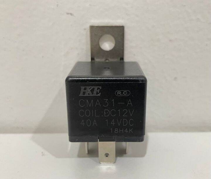 Relay Mobil 4 pin 12V 40A Relay Mobil 4 Kaki 12 Volt HKE Asli CMA31-A ...