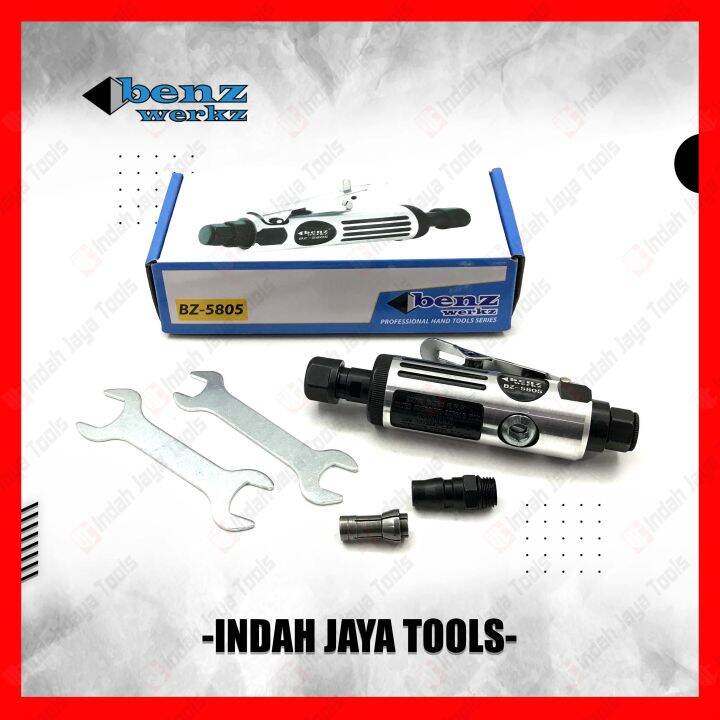 BENZ BZ-5805 Bor Tuner Angin BODY KECIL Air Die Grinder 1/4 Inch 6 mm ...