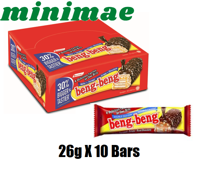 minimae Beng-beng Chocolate Bar 26g X 10Bars | Lazada PH