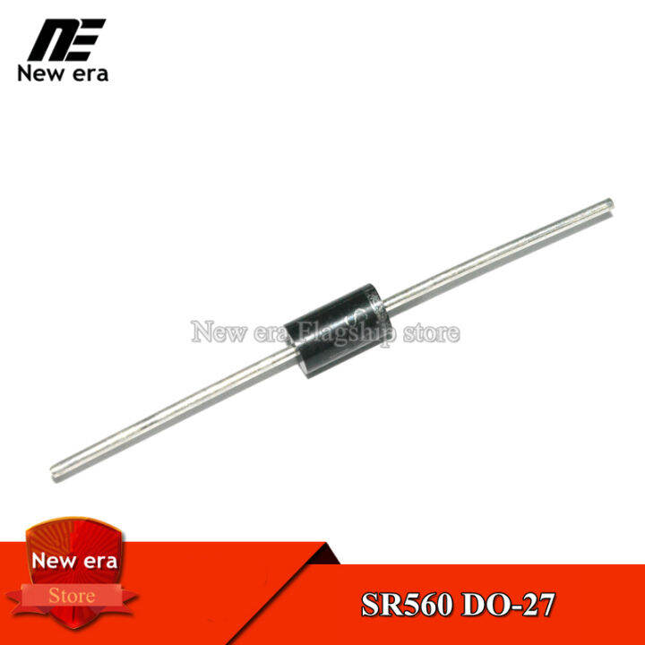 20ชิ้น SR560 SB560 DO-27 5A/60V ไดโอด Schottky ใหม่ | Lazada.co.th